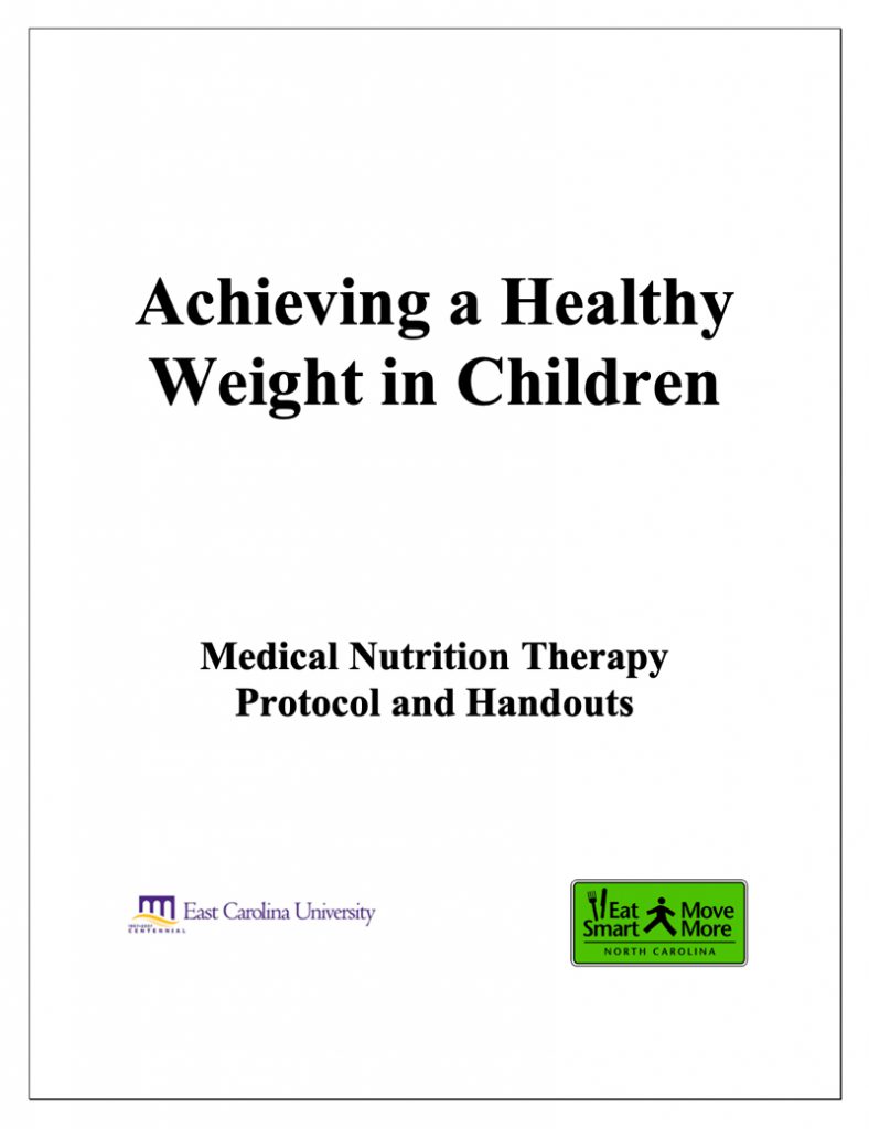 Medical Nutrition Therapy Protocol - Eat Smart, Move More NC