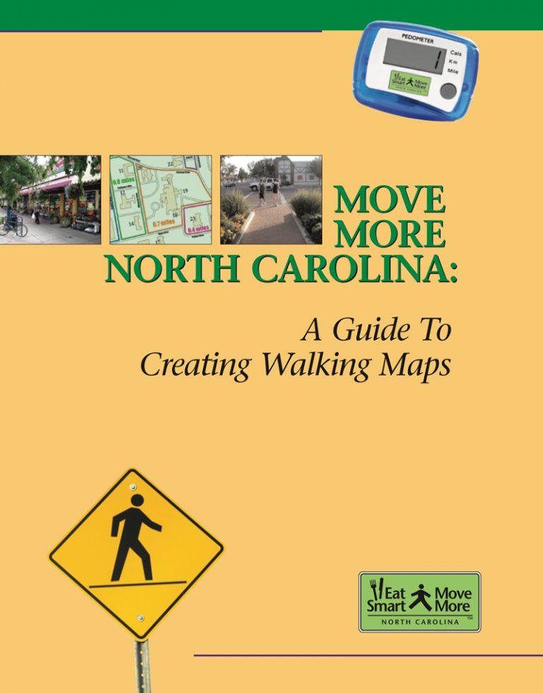 Walking Map Guide - Eat Smart, Move More NC