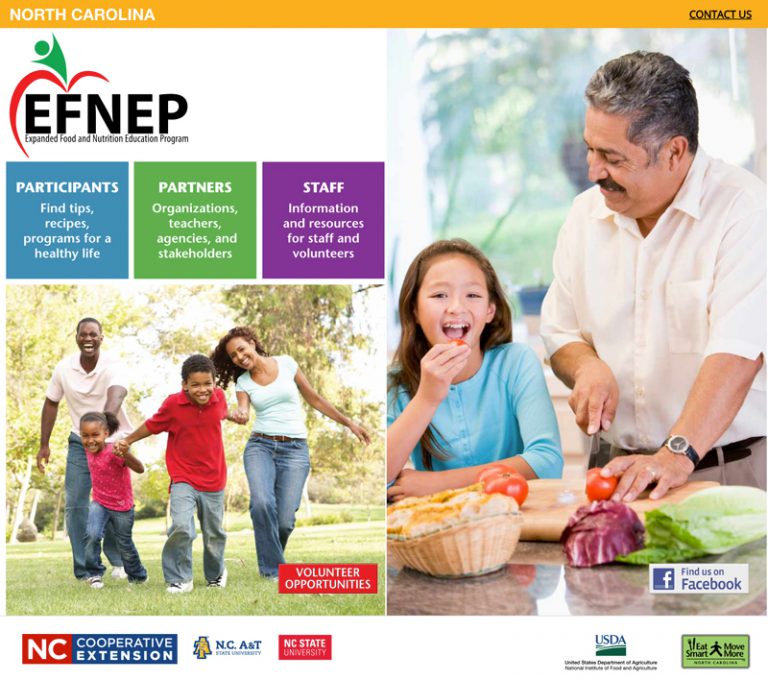 EFNEP's Families Resource - Eat Smart, Move More NC