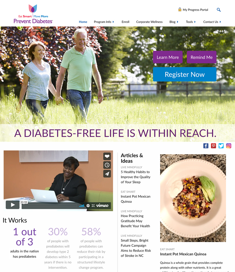 Eat Smart, Move More, Prevent Diabetes - Eat Smart, Move More NC